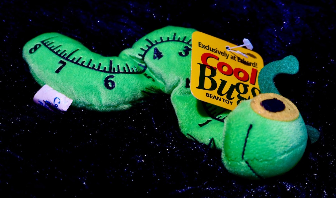 Vintage Cool Bugs Bean Toy – Rare 1990s Plush Caterpillar Collectible ...