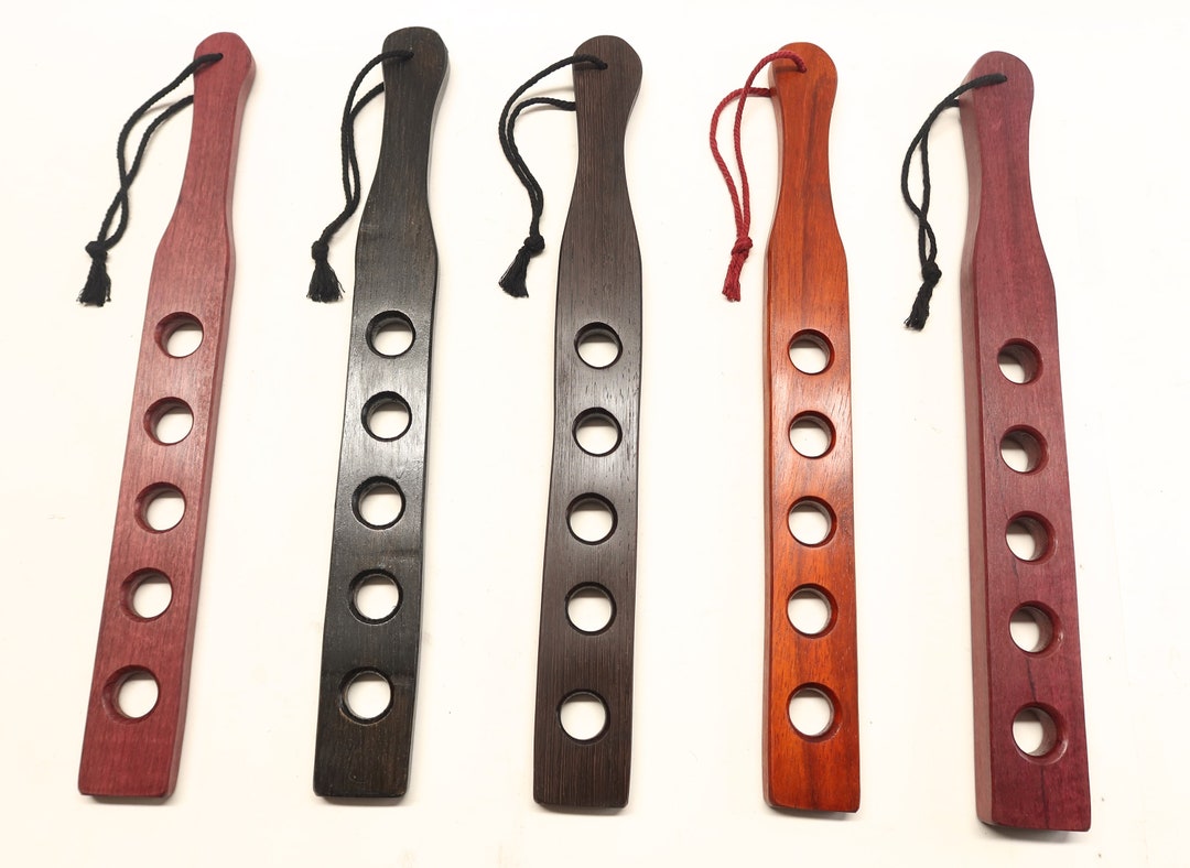 Cane Limited Edition Spanking Paddle With Impact Holes pick Finish ...