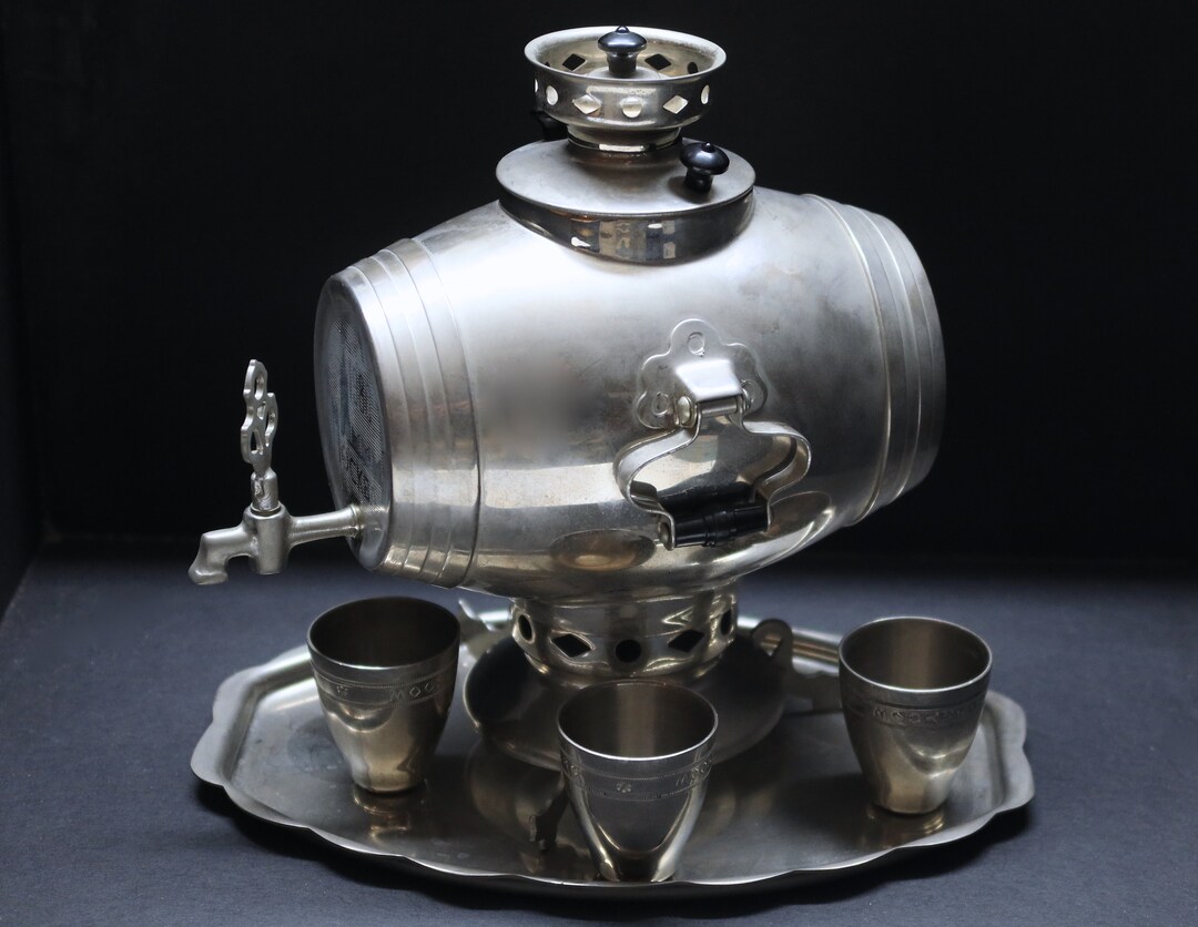 Samovar 1980 Moscow Olympics Set Rare Soviet Union CCCP Collectible ...