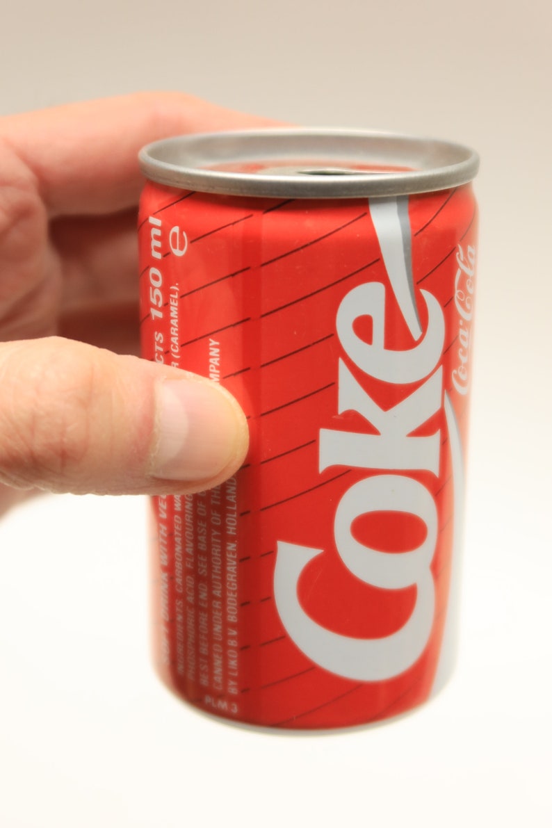 Coca-cola Coke 1991 Airplane Beverage 150ml Empty Coke Can 3-1/2 Tall ...