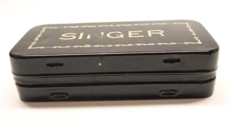 Vintage 1950s Singer Sewing Machine Attachment Set in Metal Box – 21 ...