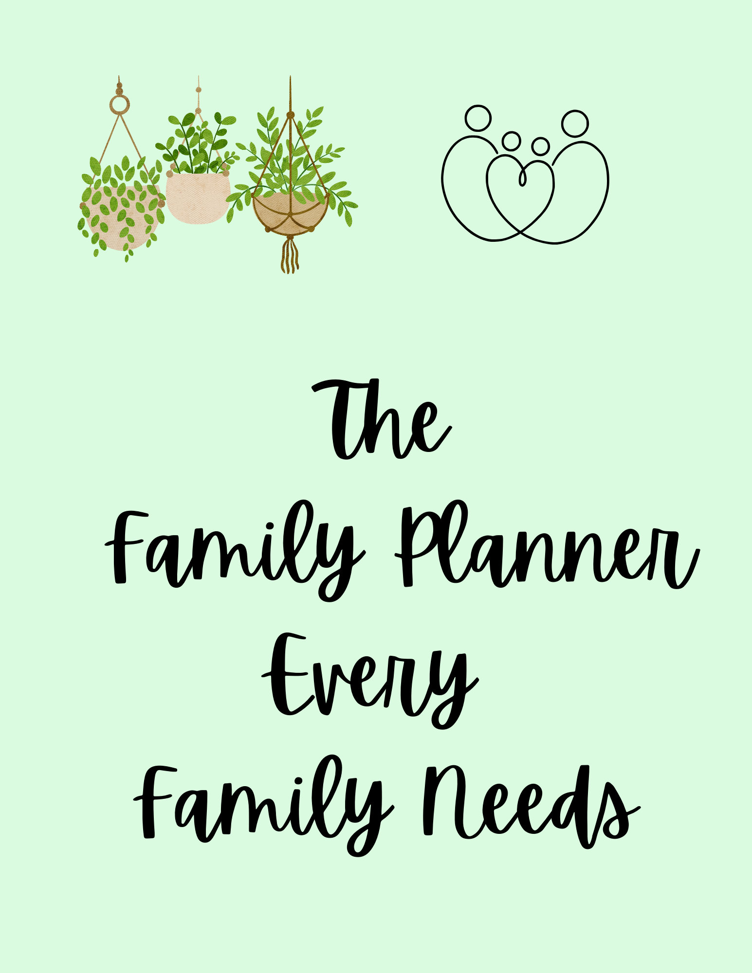 The Ultimate Family Planner - Digital Family Planner - Printable Family ...