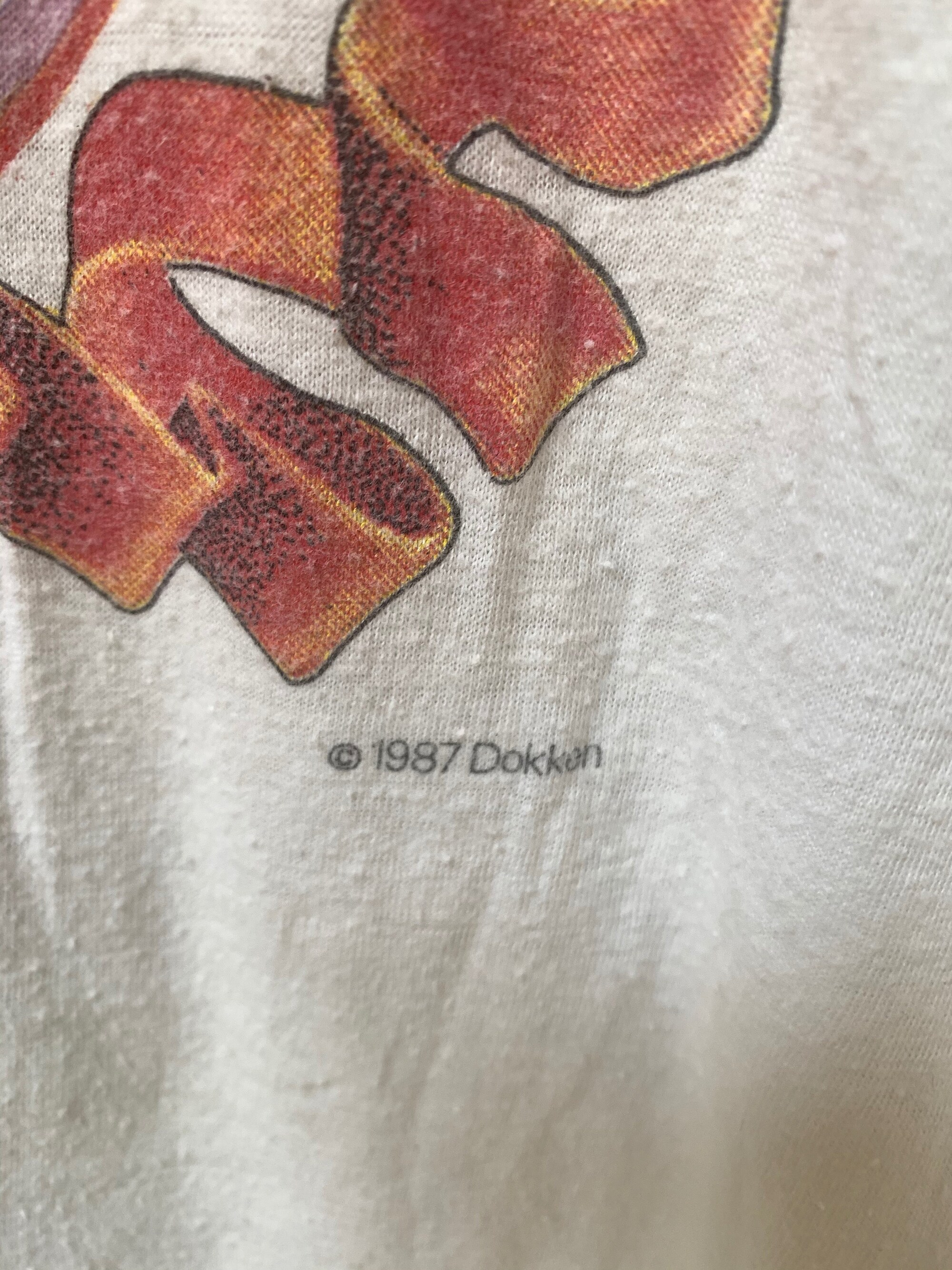 Vintage DOKKEN 1987 Concert Tour T-Shirt