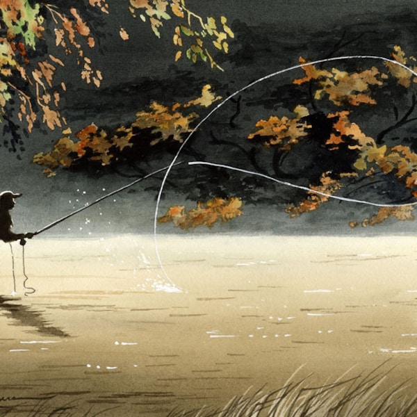 Fly Fishing Art - Etsy