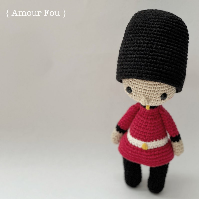 Jack the Royal Guard Crochet Pattern by amour Fou - Etsy UK