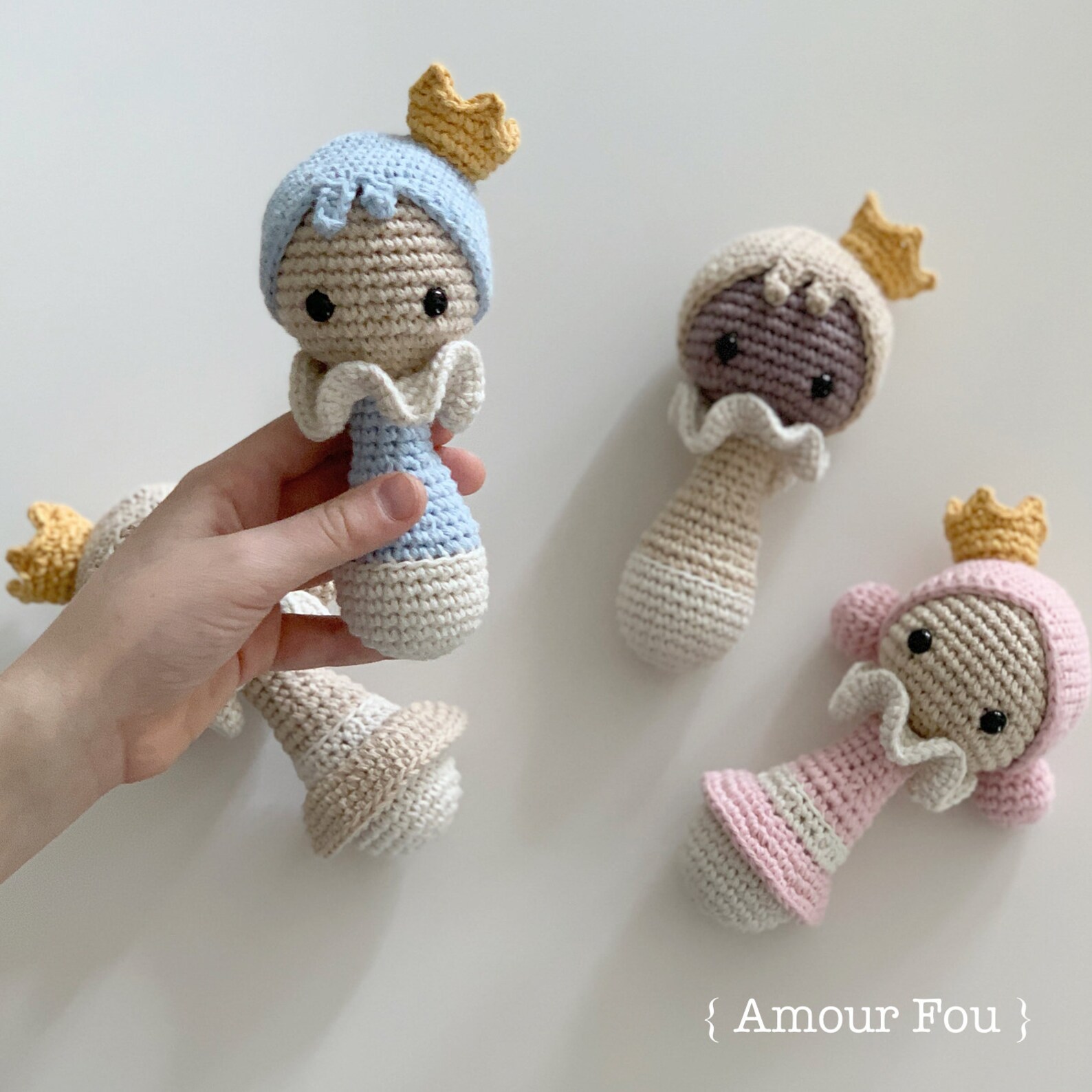 Royal Rattles Crochet Pattern by amour Fou - Etsy