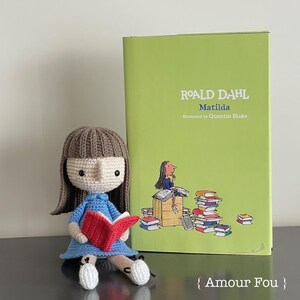 Matilda, a Tribute to Roald Dahl's Character - Crochet Pattern by ...