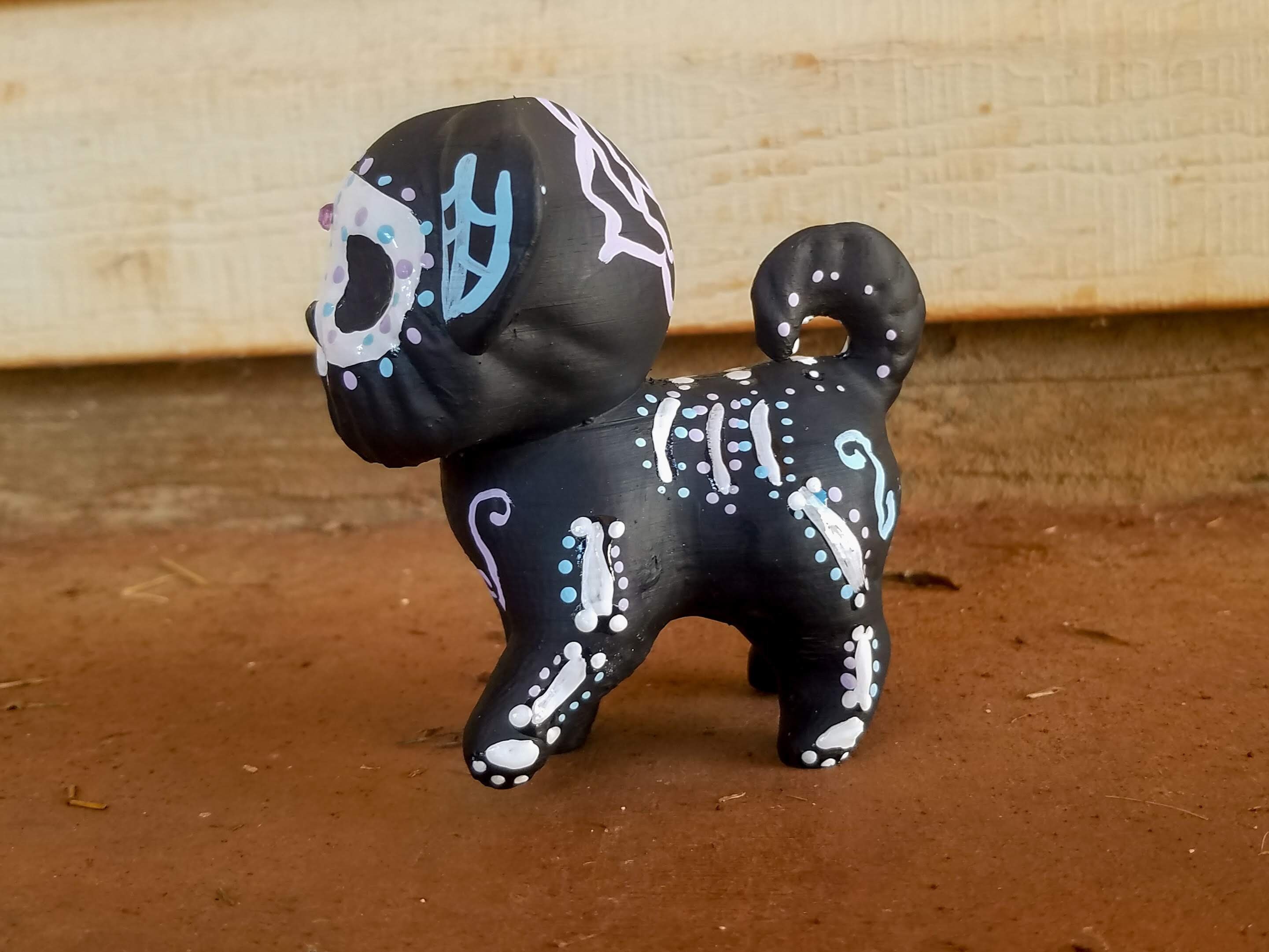 Sugar Skull Dogs Series 2 & Custom Order Your Own Figurine | Etsy