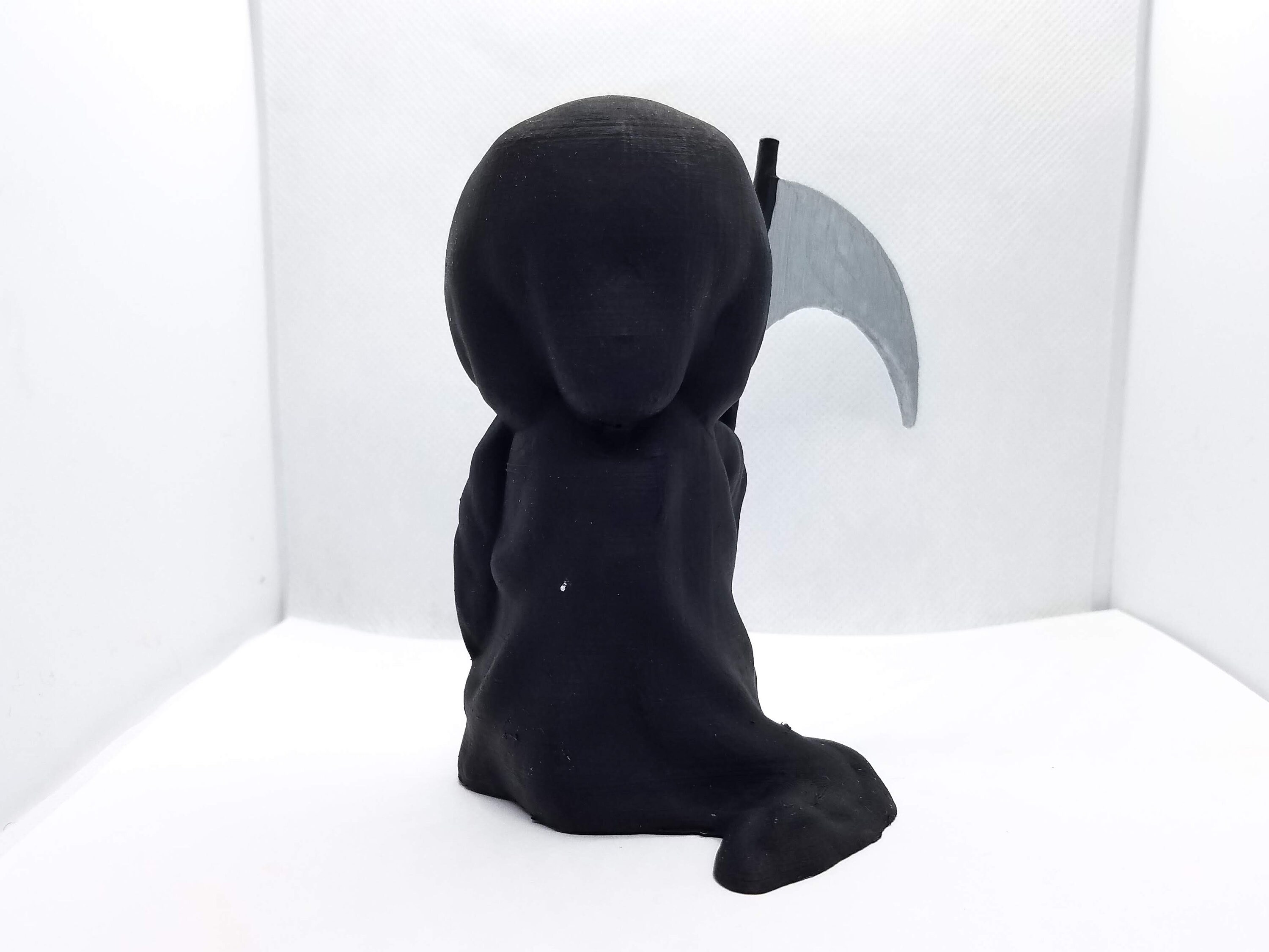 Sad Grim Reaper Figurine Hand Painted 3D Printed - Etsy