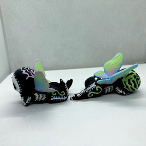 Skeleton Pixie Sculptures Figurine Hand Painted 3D Printed - Etsy