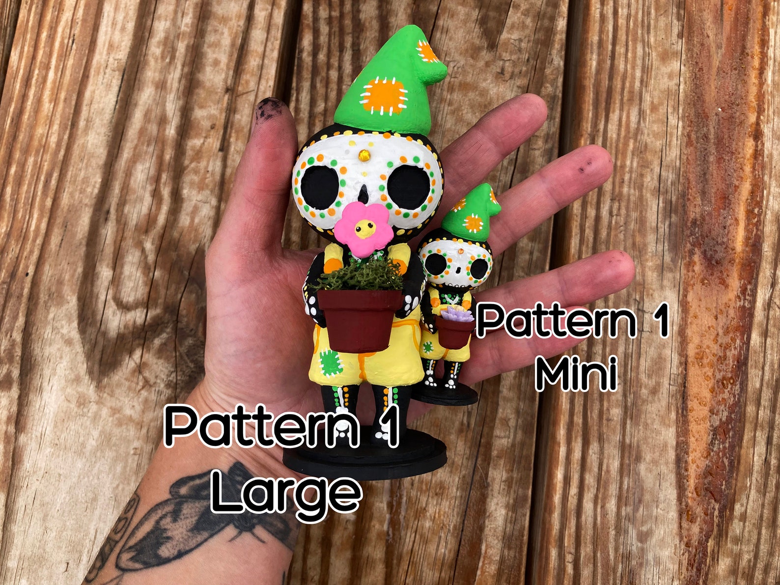 Skeleton Gnomes Sculptures Figurine Hand Painted 3D Printed - Etsy