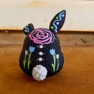 Original Sugar Skull Bunny Figurine Hand Painted 3D Printed - Etsy