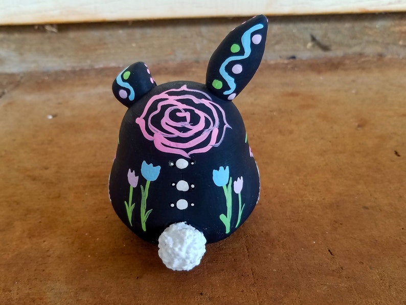 Original Sugar Skull Bunny Figurine Hand Painted 3D Printed - Etsy