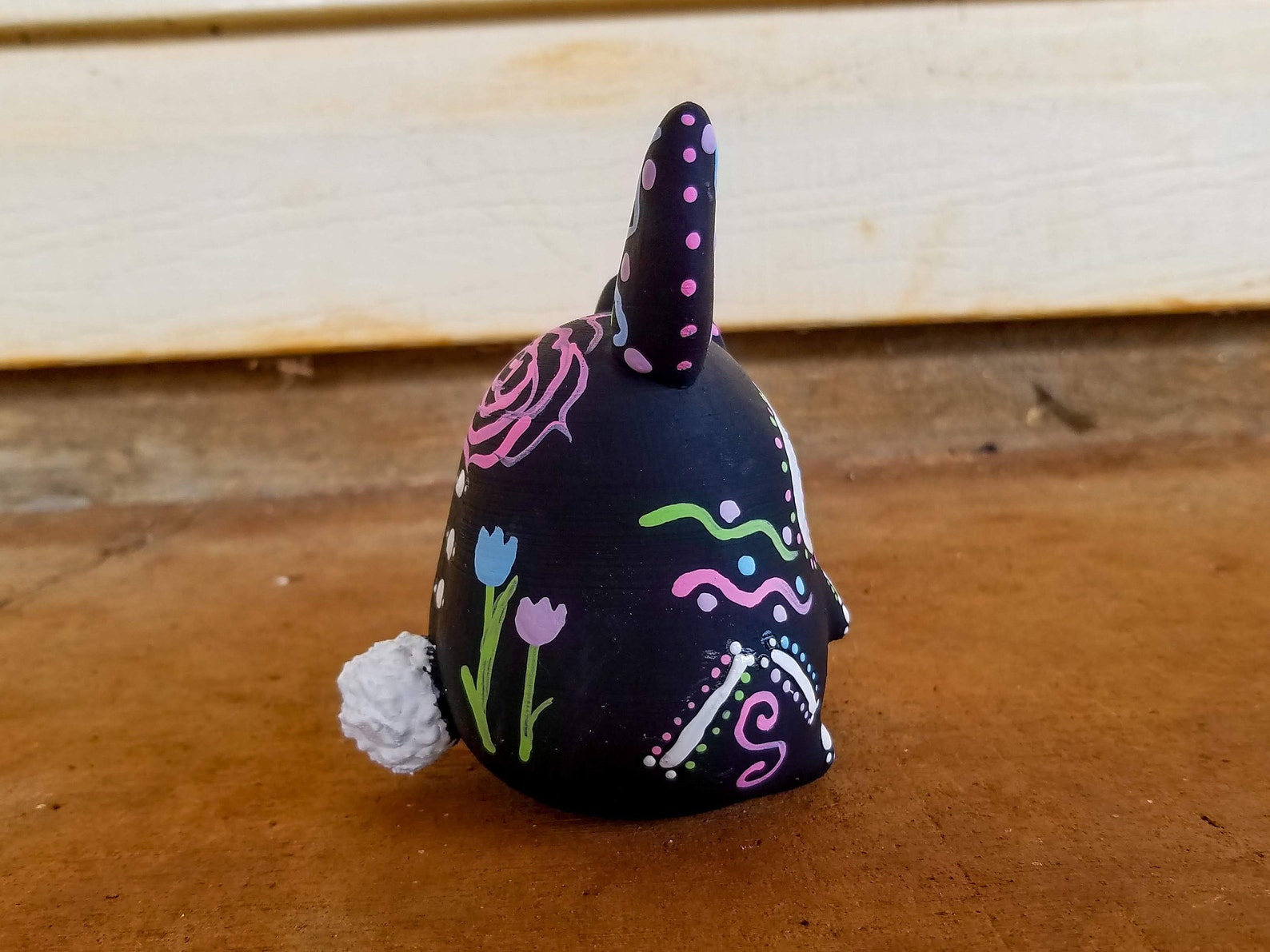 Original Sugar Skull Bunny Figurine Hand Painted 3D Printed - Etsy