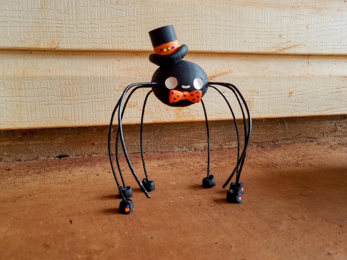 Handmade Original Classy Spider With Wire Legs - Etsy