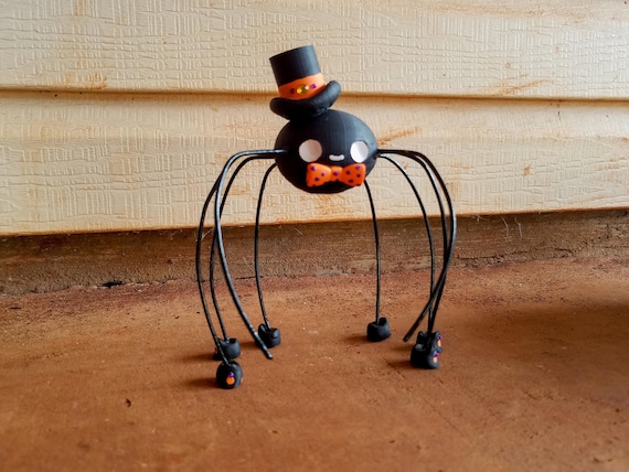 Handmade Original Classy Spider With Wire Legs - Etsy