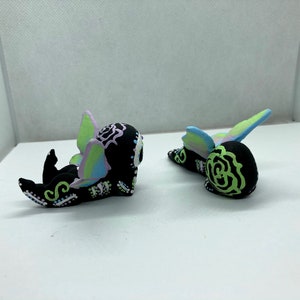 Skeleton Pixie Sculptures Figurine Hand Painted 3D Printed - Etsy