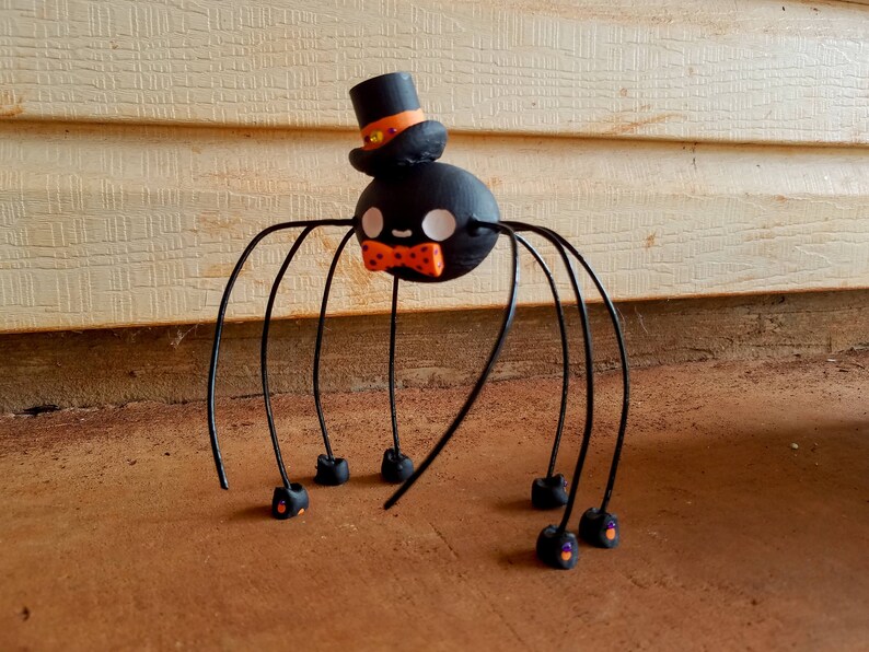 Handmade Original Classy Spider With Wire Legs - Etsy