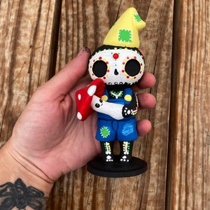 Skeleton Gnomes Sculptures Figurine Hand Painted 3D Printed - Etsy