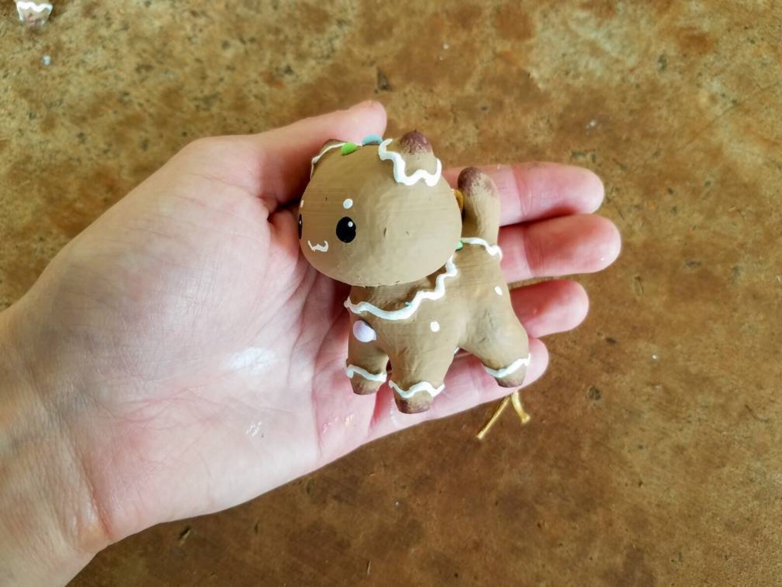 Kawaii Dog and Cat Gingerbread Cookie Christmas Ornament or | Etsy