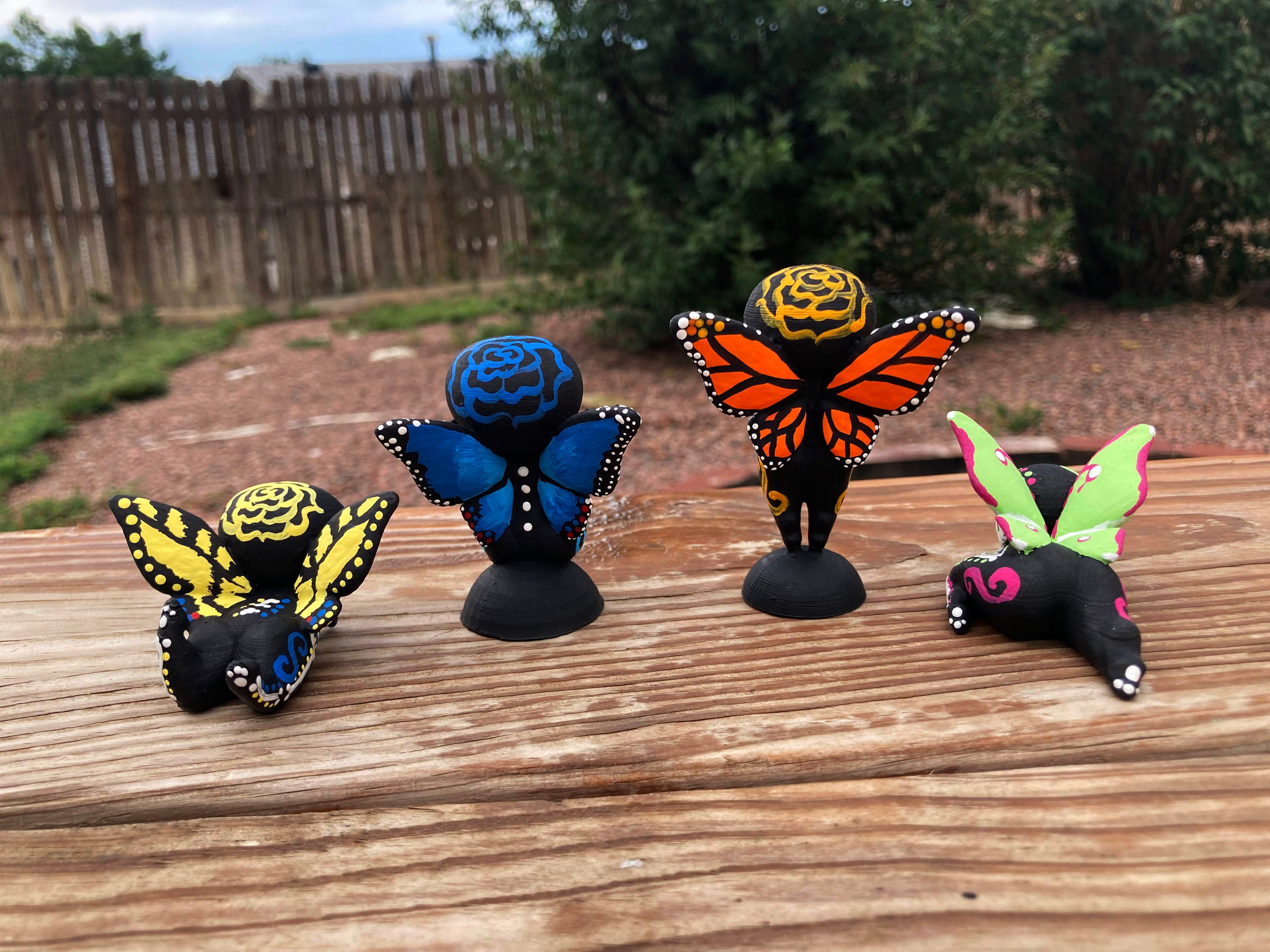 Skeleton Pixie Butterfly Series Sculptures Figurine Hand - Etsy