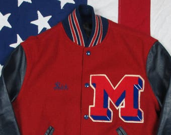 Varsity letter m | Etsy