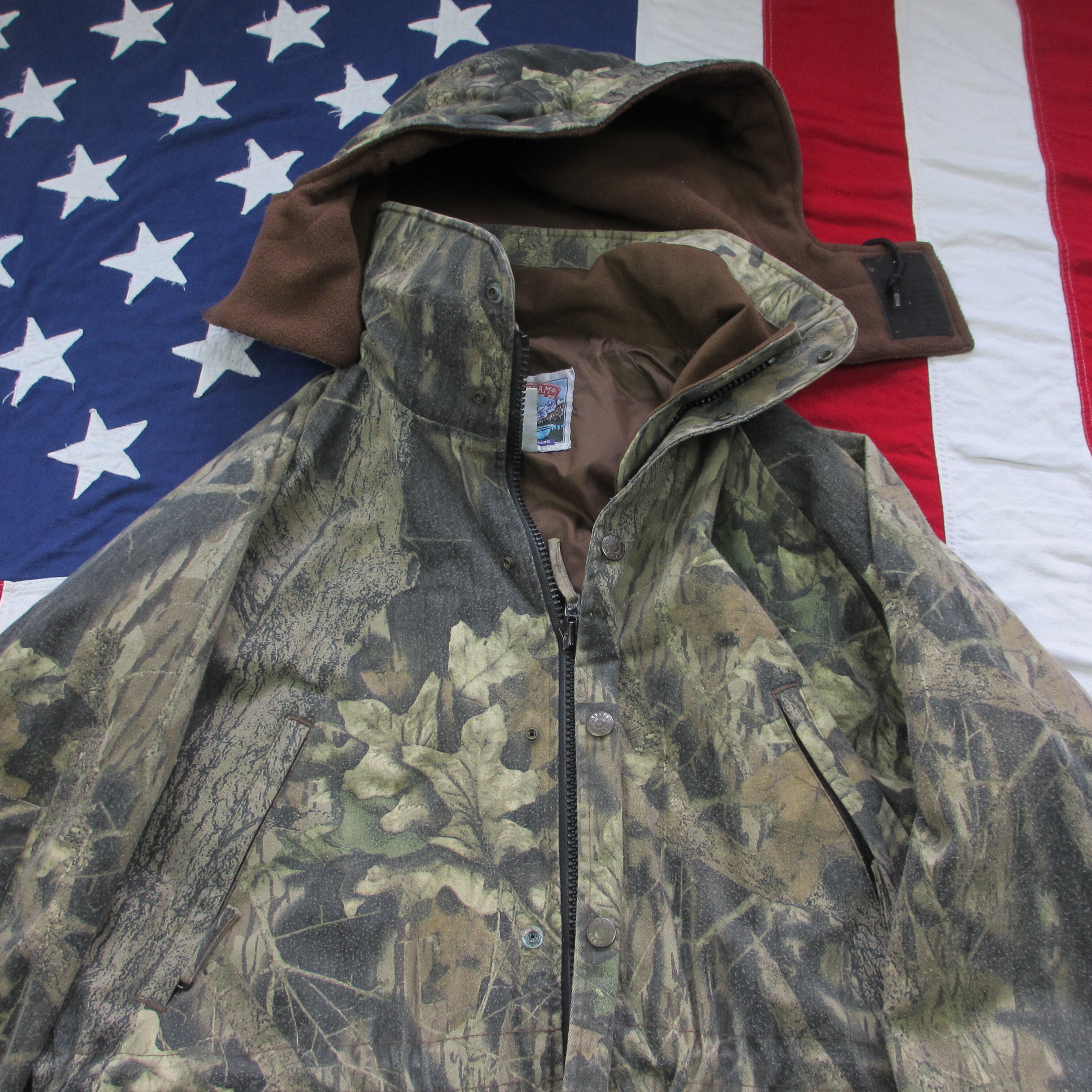 Vintage 1980's Real Tree Camouflage Zip Up Parka Jacket | Etsy