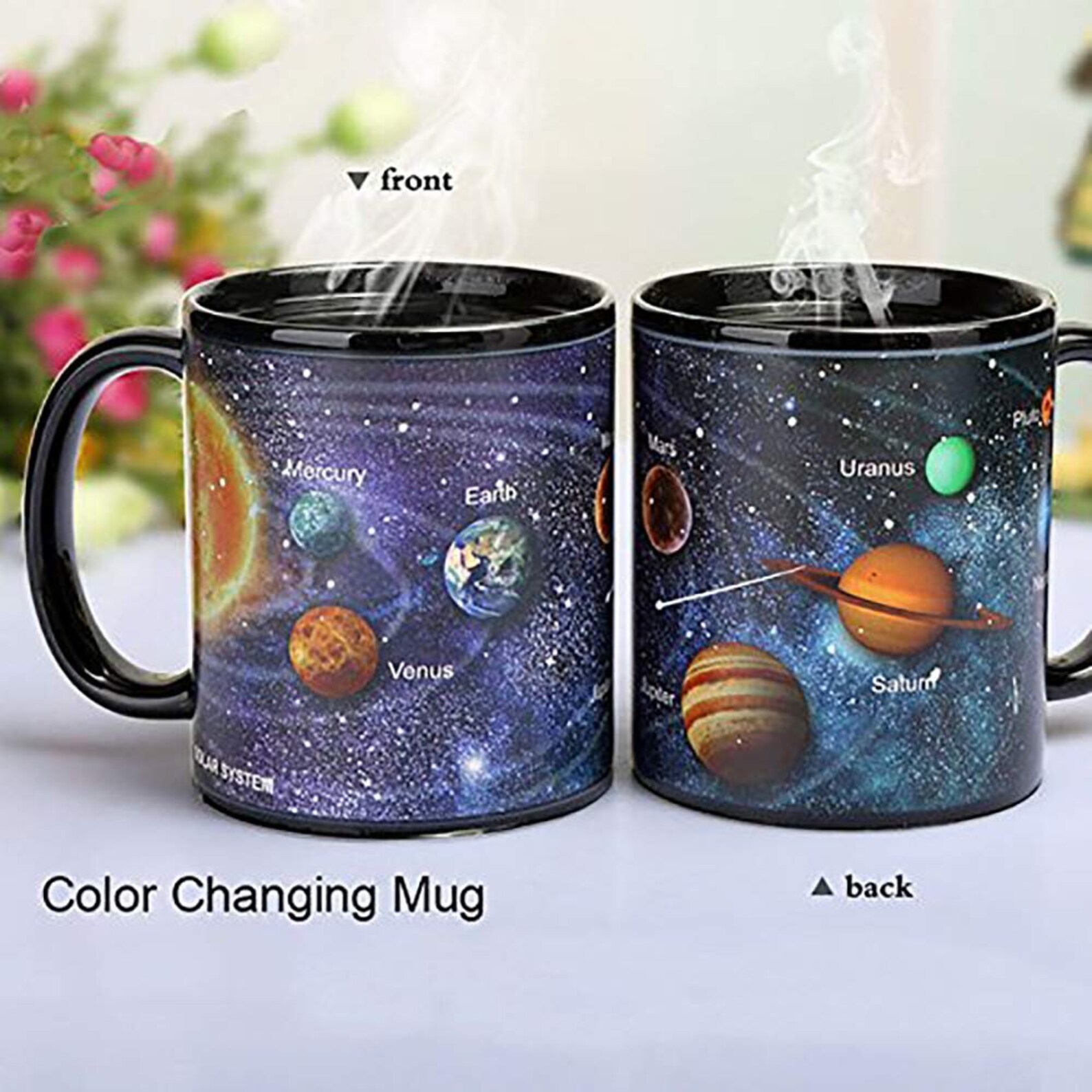 Space Mug Color Changing Cups Galaxy Space Heat Sensitive | Etsy