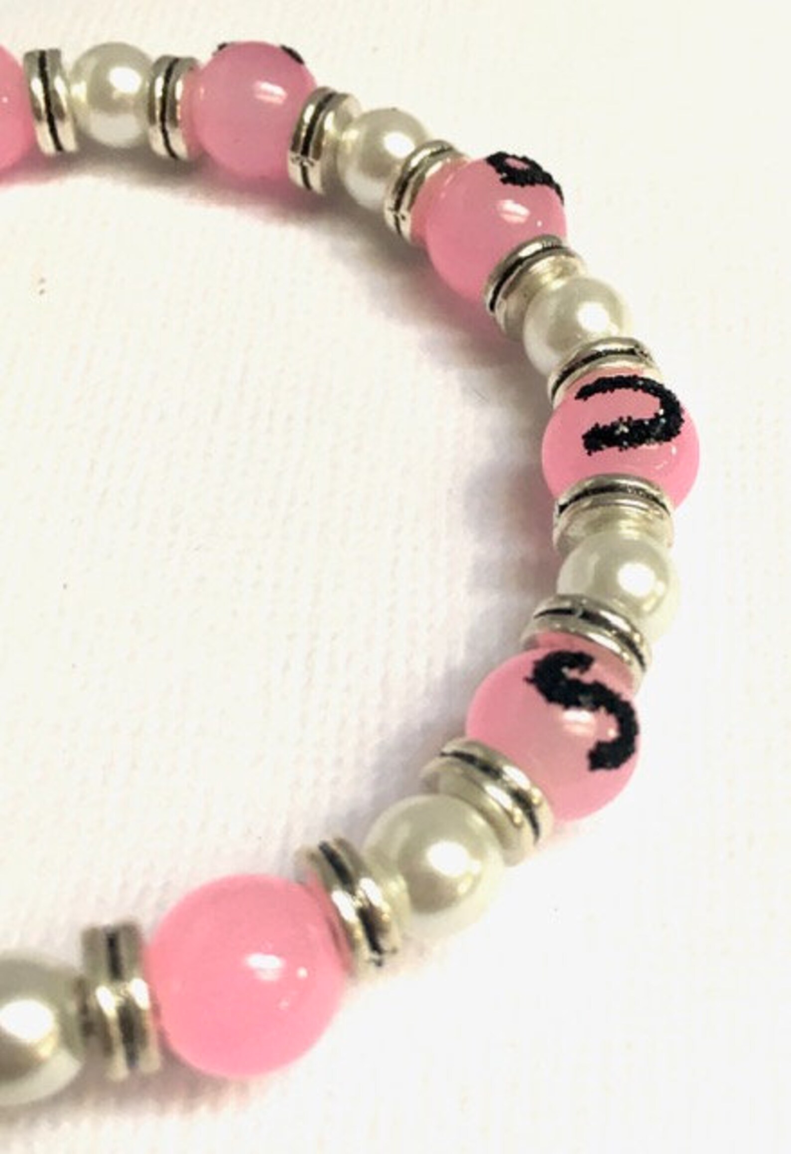 Cancer Awareness Bracelet - Pink Survivor Bracelet - Breast Cancer ...