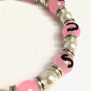 Cancer Awareness Bracelet - Pink Survivor Bracelet - Breast Cancer ...