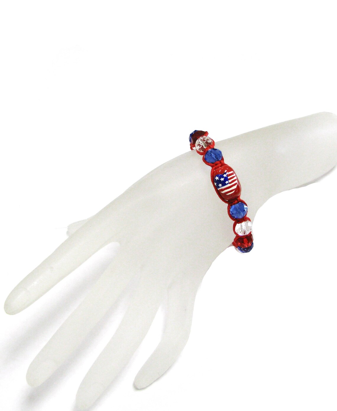 Americana Bracelet - Pull String Bracelet - Gift for Her - Adjustable ...
