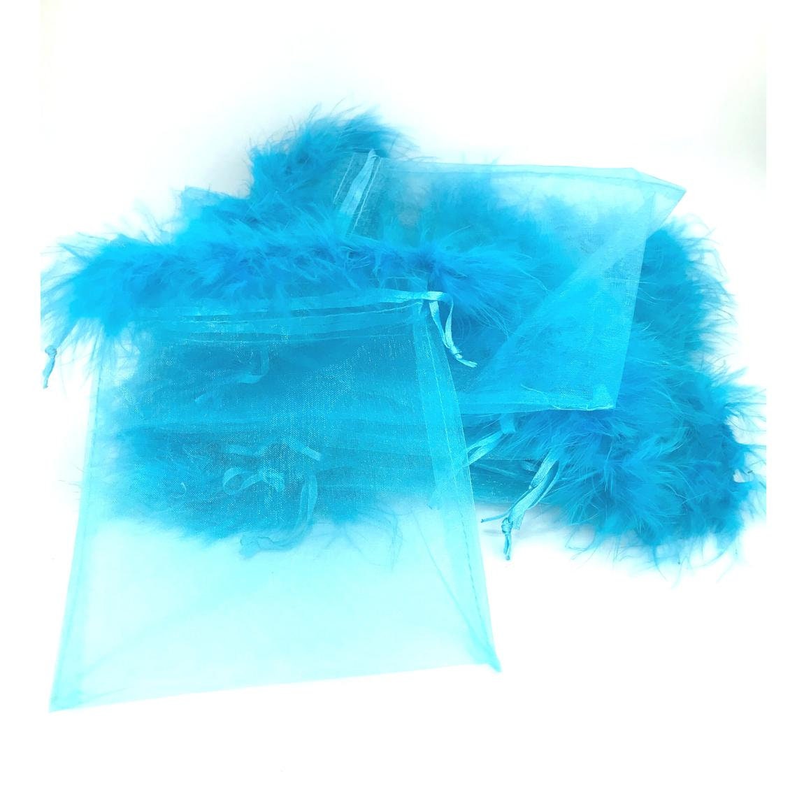 Organza Bags Drawstring Feather Pouches Party Favors Bags | Etsy