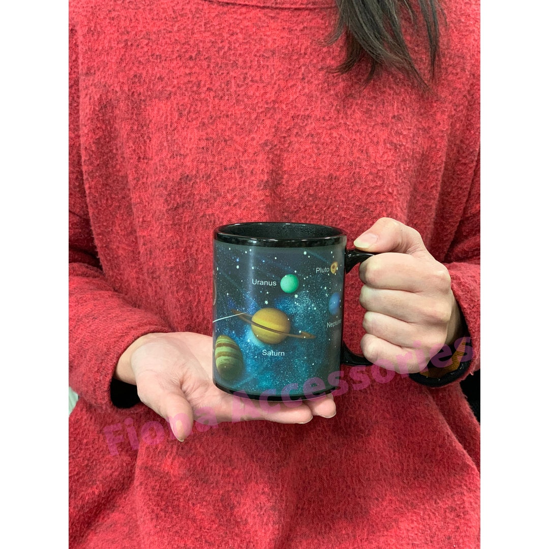 Space Mug, Color Changing Cups, Galaxy Space Heat Sensitive Coffee Mug ...
