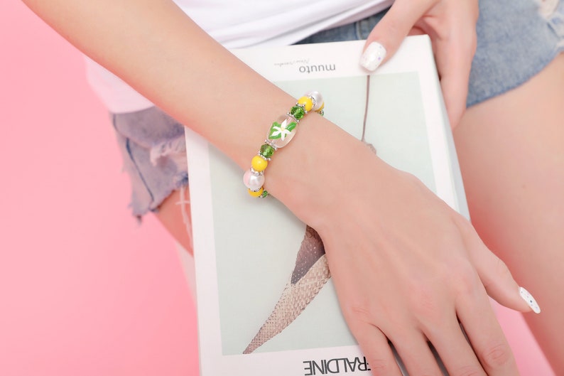 Florida Bracelet for Women - State Flower Orange Blossom Jewelry Gift ...