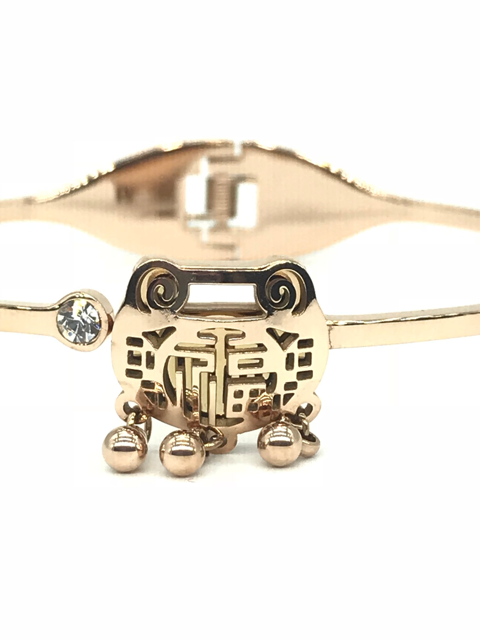 Charm Bangle Longevity Bangle Oriental Chinese Longevity | Etsy