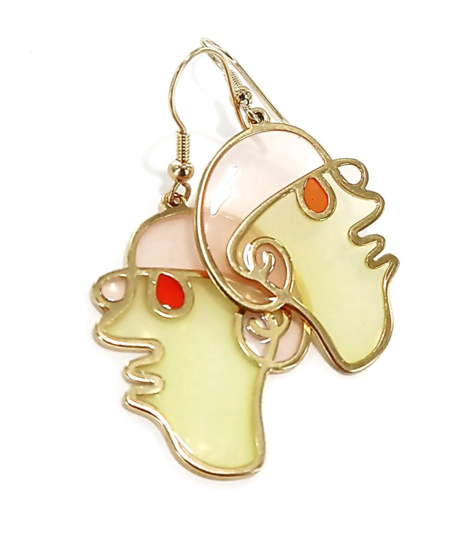 Abstract Earrings Art Museum Gift Face Earrings For Women | Etsy