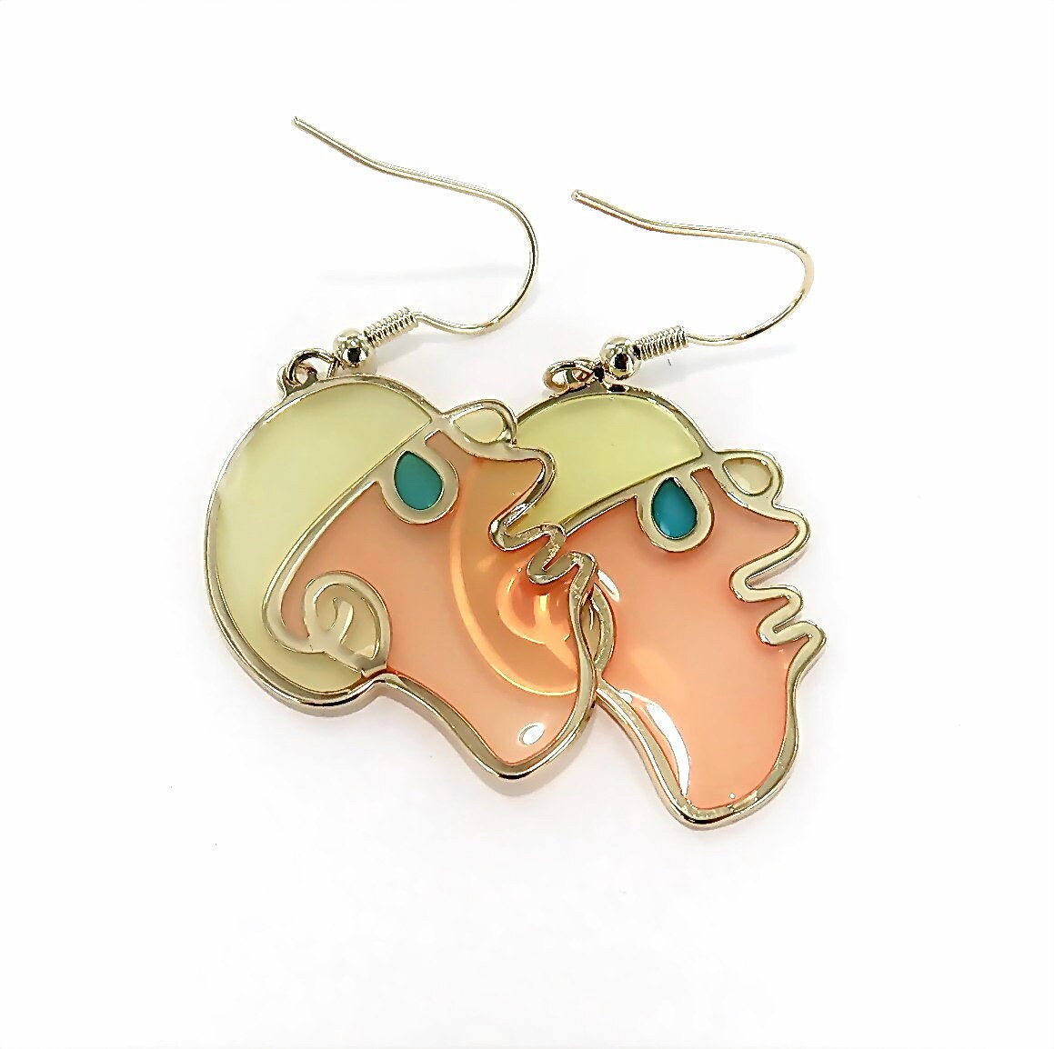 Abstract Earrings Art Museum Gift Face Earrings For Women | Etsy