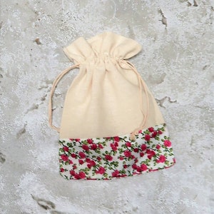 Cloth Pouch, Floral Cotton Gift Pouches for Wedding Party Favors ...