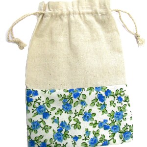 Cloth Pouch, Floral Cotton Gift Pouches for Wedding Party Favors ...