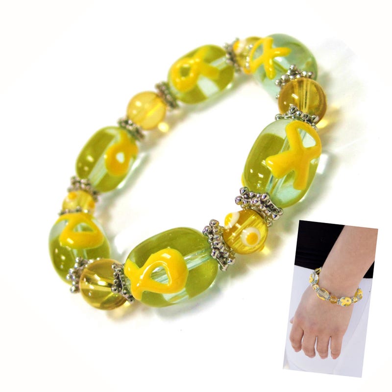 Yellow Bracelet - Etsy