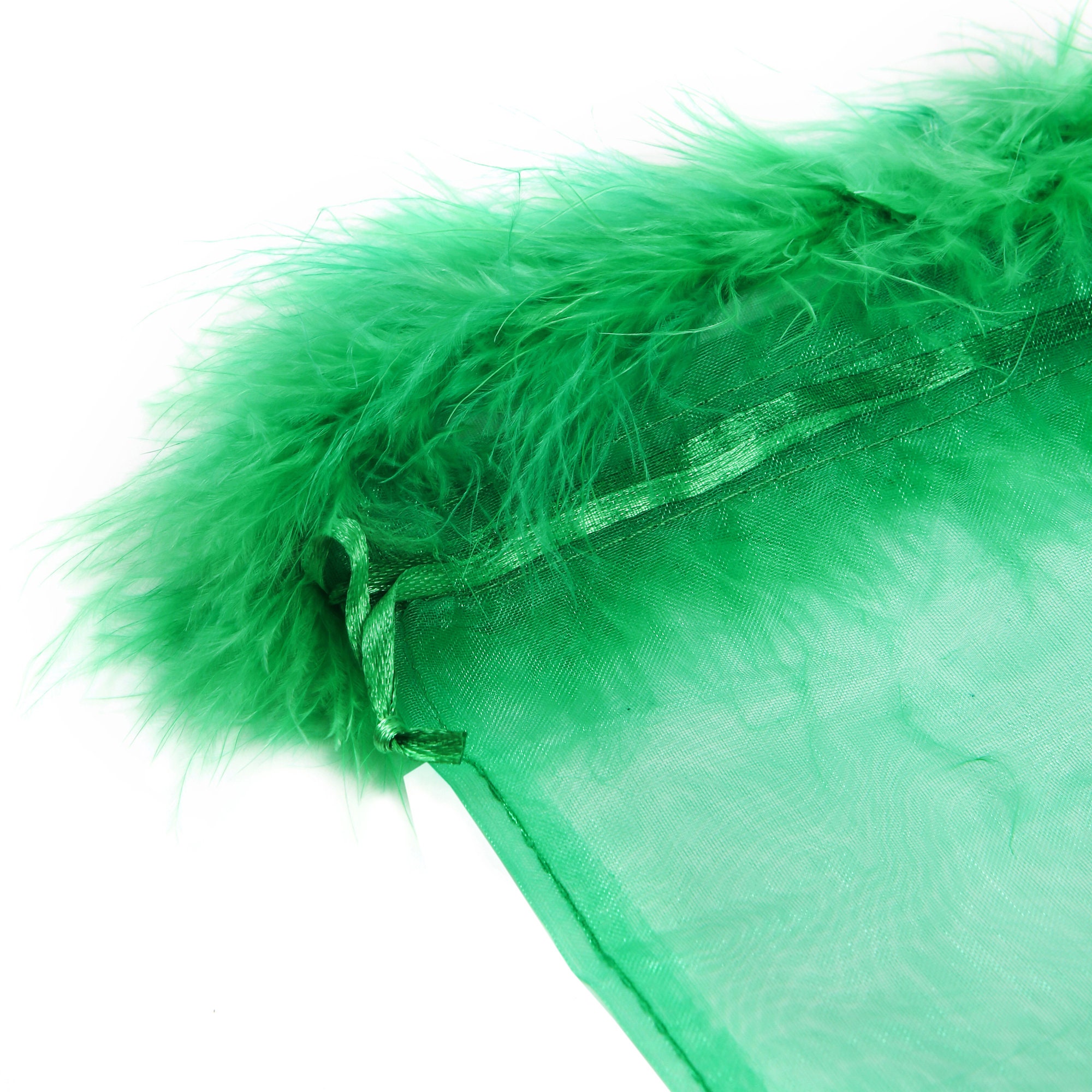 Organza Bags Drawstring Feather Pouches Fur Wedding | Etsy