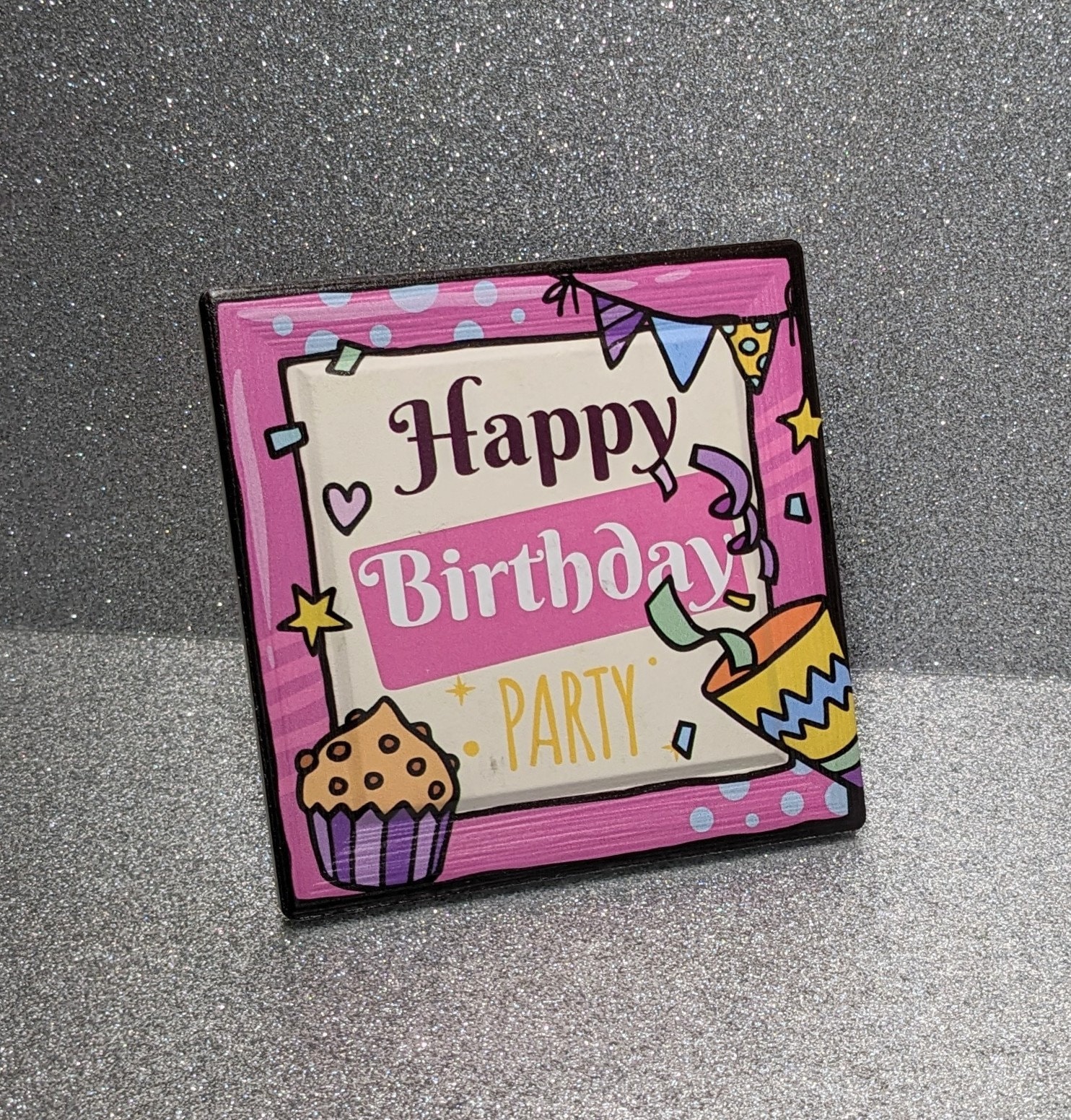 Happy Birthday Hanging Signs, Hanging Wall Decor Art, Christmas Door ...