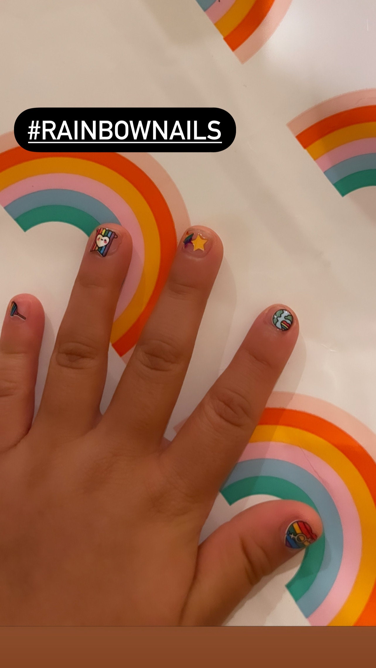 Rainbow Pride| Nail Decals| Pride Month| LGBT| Kawaii Nail Stickers ...