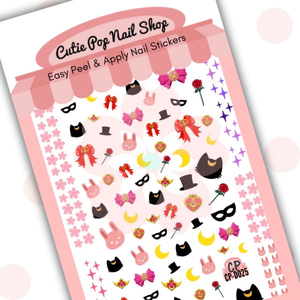 Sailor Moon Nails - Etsy