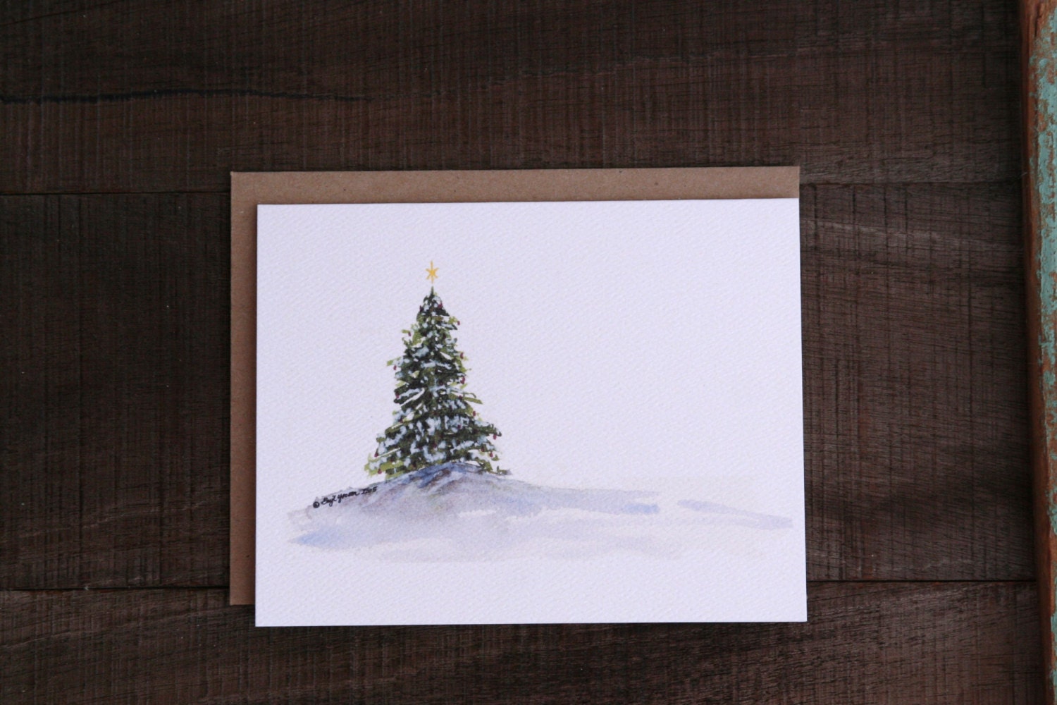 Wonderland Christmas Watercolor Wintertime Snowy Wonderland - Etsy