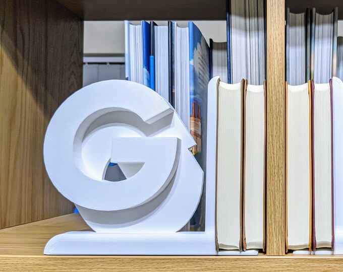 Alphabet A-Z Bookends 3D Printed Book Storage Study Office Children's ...