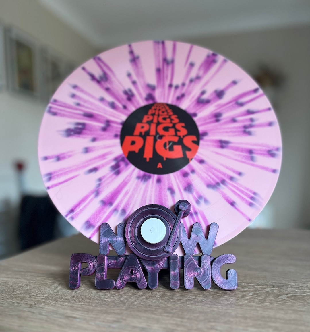 Now Playing: the Psychedelics 3D Printed Vinyl/record Display Stand ...