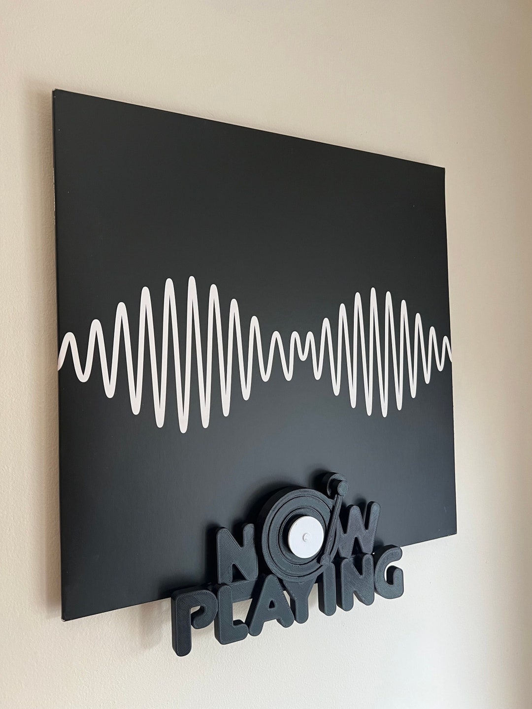 Now Playing - 3D Printed Vinyl/record Display - Wall Mount - Etsy