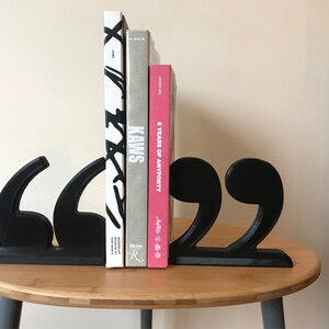 Decorative Lightweight Bookends Quotation Marks 3D Printed - Etsy
