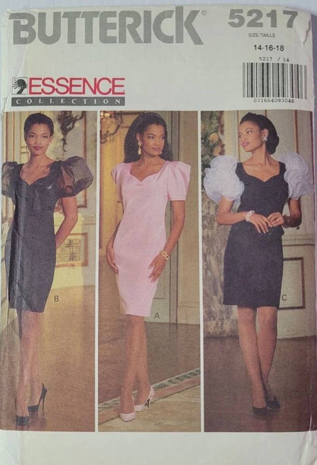 Butterick Dress Pattern 5217, UNCUT, Envelope Missing. - Etsy